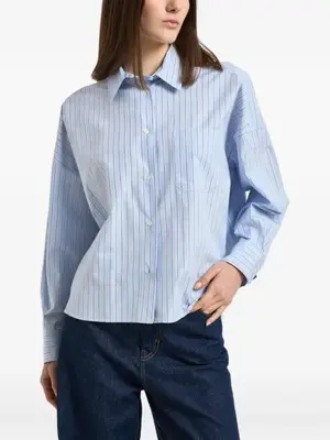 Max Mara Aureo Striped Button-up Shirt