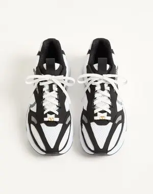Valentino Garavani Demivee Mesh Panel Trainers - Black/gray