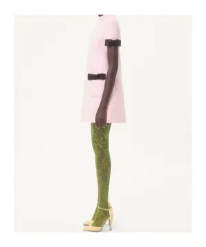 Valentino Garavani Crepe Couture Bow Detailed Mini Dress