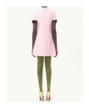 Valentino Garavani Crepe Couture Bow Detailed Mini Dress