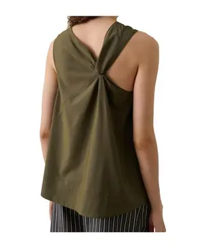 Soeur Asymmetrical Top With Front Bow Detail