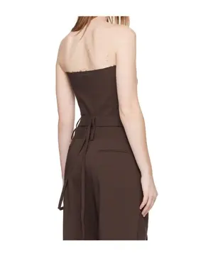 Ottolinger Strapless Bustier Top With Unfinished Details