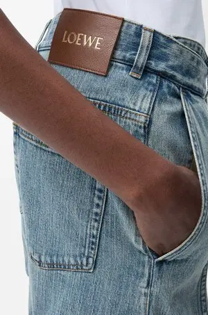 Loewe Straight-leg Belted Jeans