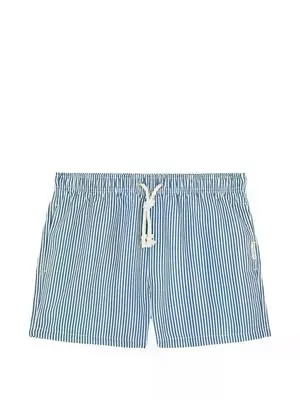 GASSA D AMANTE Striped Swim Shorts - Blue