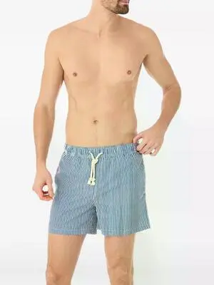 GASSA D AMANTE Striped Swim Shorts