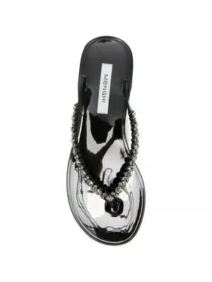 Menghi Crystal Embellished Sandals