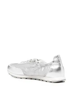 CANDICE COOPER Metallic Finish Panelled Sneakers