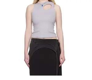 Ottolinger Grey Hollow-out Vest - Black