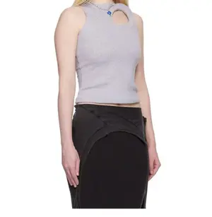 Ottolinger Grey Hollow-out Vest - Black