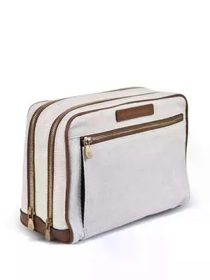 Brunello Cucinelli Two-tone Wash Bag
