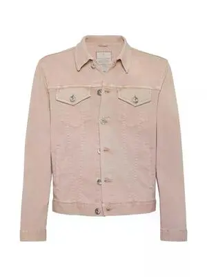 Brunello Cucinelli Button-up Denim Jacket - Neutrals