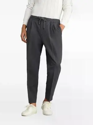 Brunello Cucinelli Drawstring Waist Double Pleat Trousers
