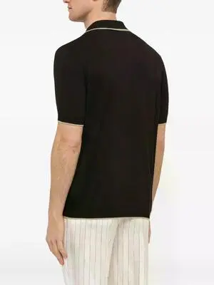 Brunello Cucinelli Cable-knit Short-sleeve Shirt