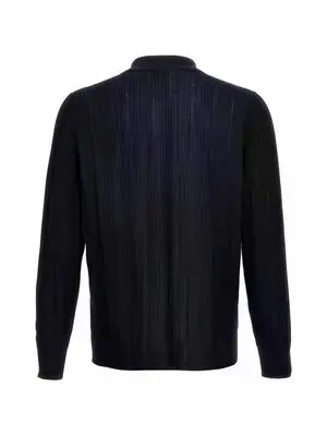 Brunello Cucinelli Ribbed-knit Polo Sweater