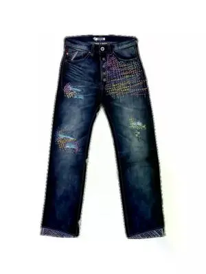 STAPLE Embroidered Jeans