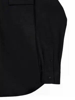 Auralee Wool Flap-pocket Shirt