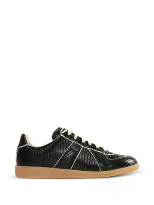 MAISON MARGIELA Replica Panelled Sneakers - Black