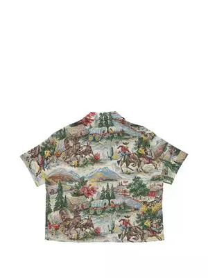 Visvim Crosby Graphic-print Shirt