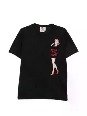 MC2 SAINT BARTH Ecstasea Print-detail Chest-pocket T-shirt - Black