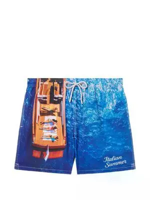 MC2 SAINT BARTH MC2 Saint Barth Gustavia Swim Shorts Brown