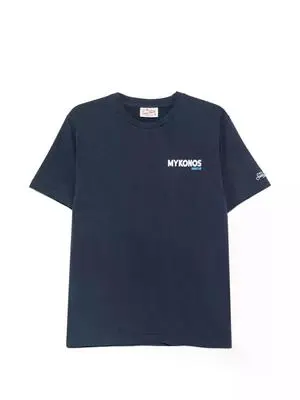 MC2 SAINT BARTH Portland Mykonos-print T-shirt - Blue