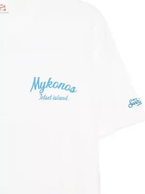 MC2 SAINT BARTH Portland Logo-print Short-sleeve T-shirt - White