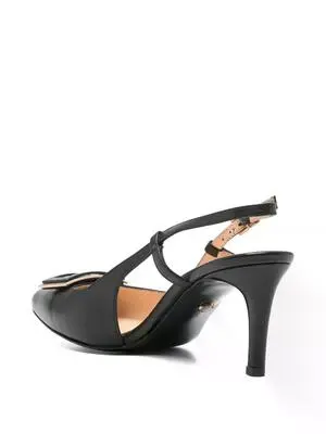 SERGIO MORETTI FIRENZE Buckle-detail Slingback Pumps