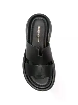 SERGIO MORETTI FIRENZE Cut-out Platform Sandals