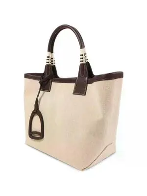 Hermès Steeple Canvas Tote Bag