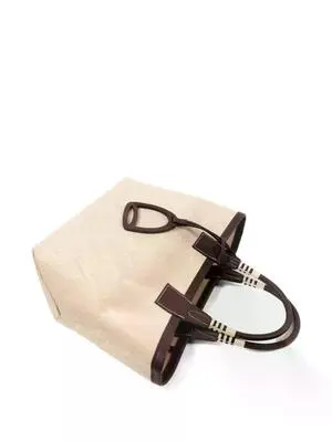 Hermès Steeple Canvas Tote Bag