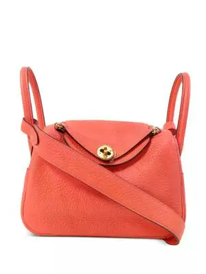 Hermès Mini Lindy Shoulder Bag - Orange