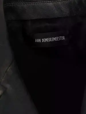 ANN DEMEULEMEESTER Malik Distressed Leather Jacket