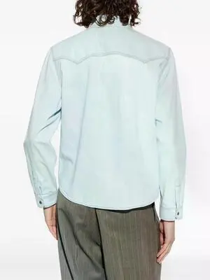 Versace Western-style Button-down Denim Shirt