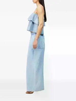 DRYKORN Halterneck Blouse With Ruffled Detailing