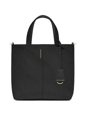 MAISON DE SABRE Small Grainy Leather Tote Bag - Black
