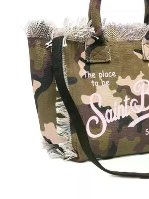 MC2 SAINT BARTH Colette Camouflage Print Tote Bag