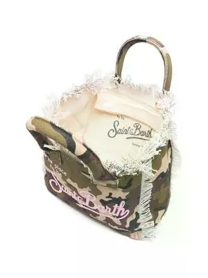 MC2 SAINT BARTH Colette Camouflage Print Tote Bag