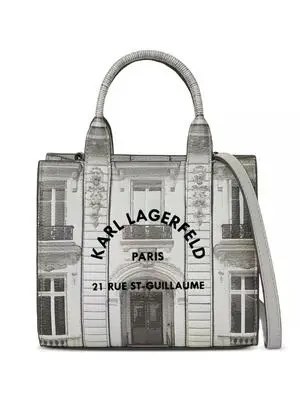 Karl Lagerfeld Exclusive Maison De Karl Mini Tote Bag - Grey