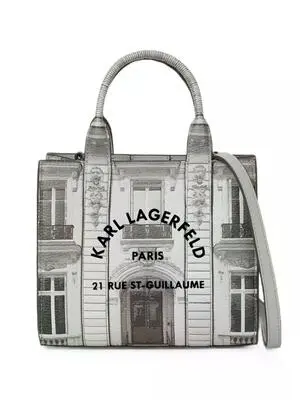 Karl Lagerfeld Karl Lagerfeld Exclusive Maison De Karl Mini Tote Bag Neutrals