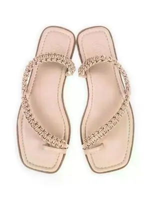 MARIETTA CHROUSALA Martha Braided Sandals - Neutrals