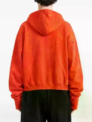 THUG CLUB Washed Zip-up Hoodie