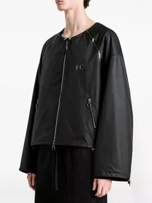 THUG CLUB Logo Detail Zip-up Jacket