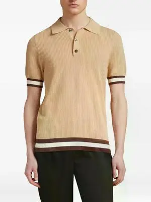 CHE Quinn Striped-trim Polo Shirt