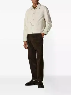 Paul Smith Pleated-detail Denim Jacket