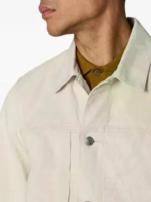 Paul Smith Pleated-detail Denim Jacket