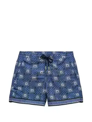 CHE Graphic-print Swim Shorts - Blue