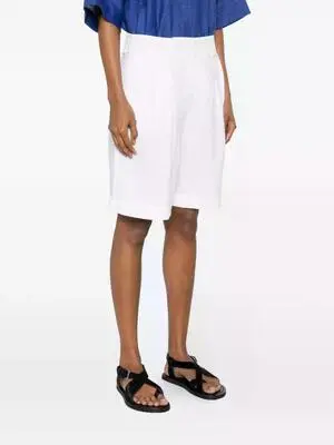 CENERE GB Pleated Turn-up Shorts