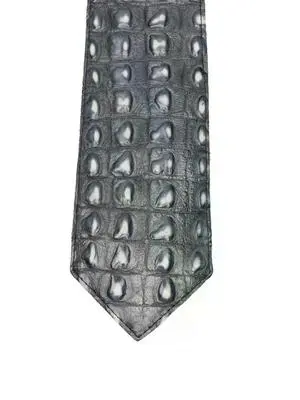MITILIANE COUTURE Embossed Leather Tie