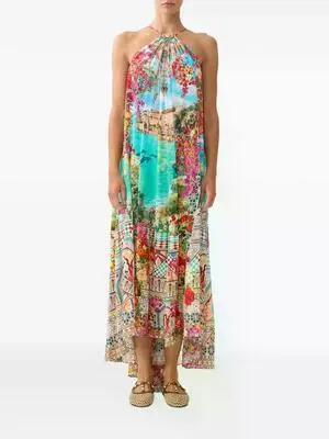 Camilla Embellished Printed Maxi Dress