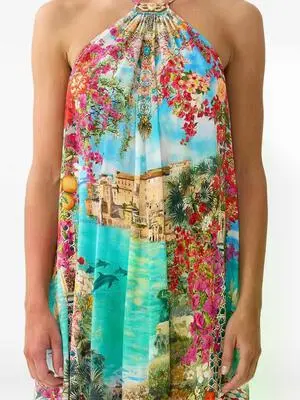 Camilla Embellished Printed Maxi Dress